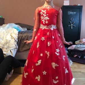 Dresses | Custom Made Pageant Gown Sz 7 In Girls | Poshmark